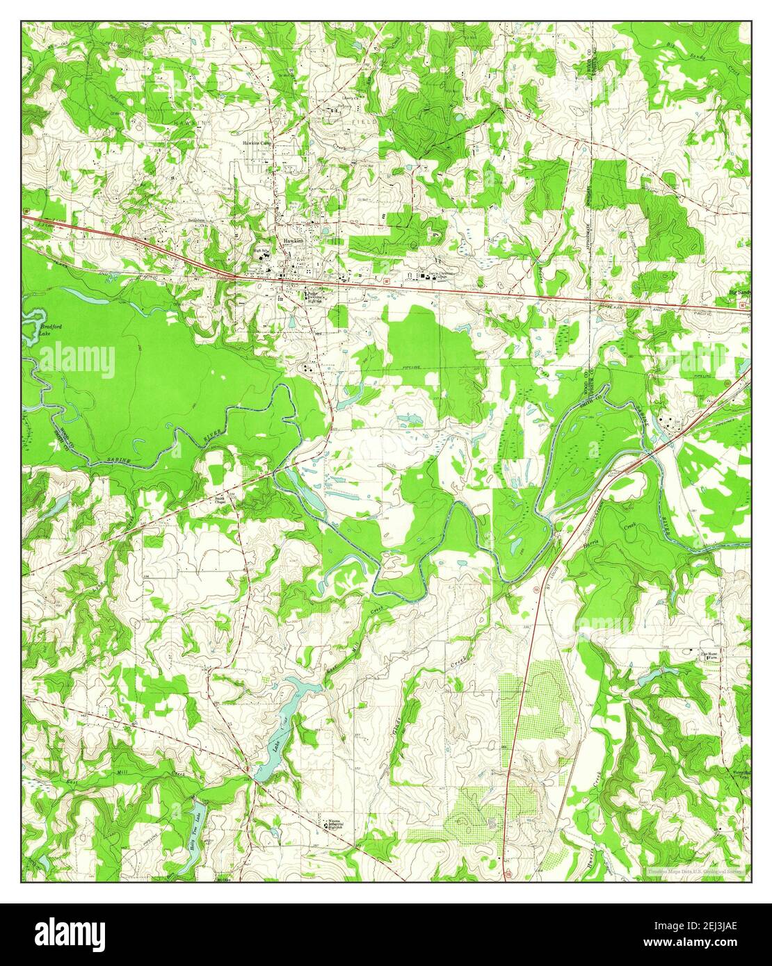 Map of hawkins hi-res stock photography and images - Alamy