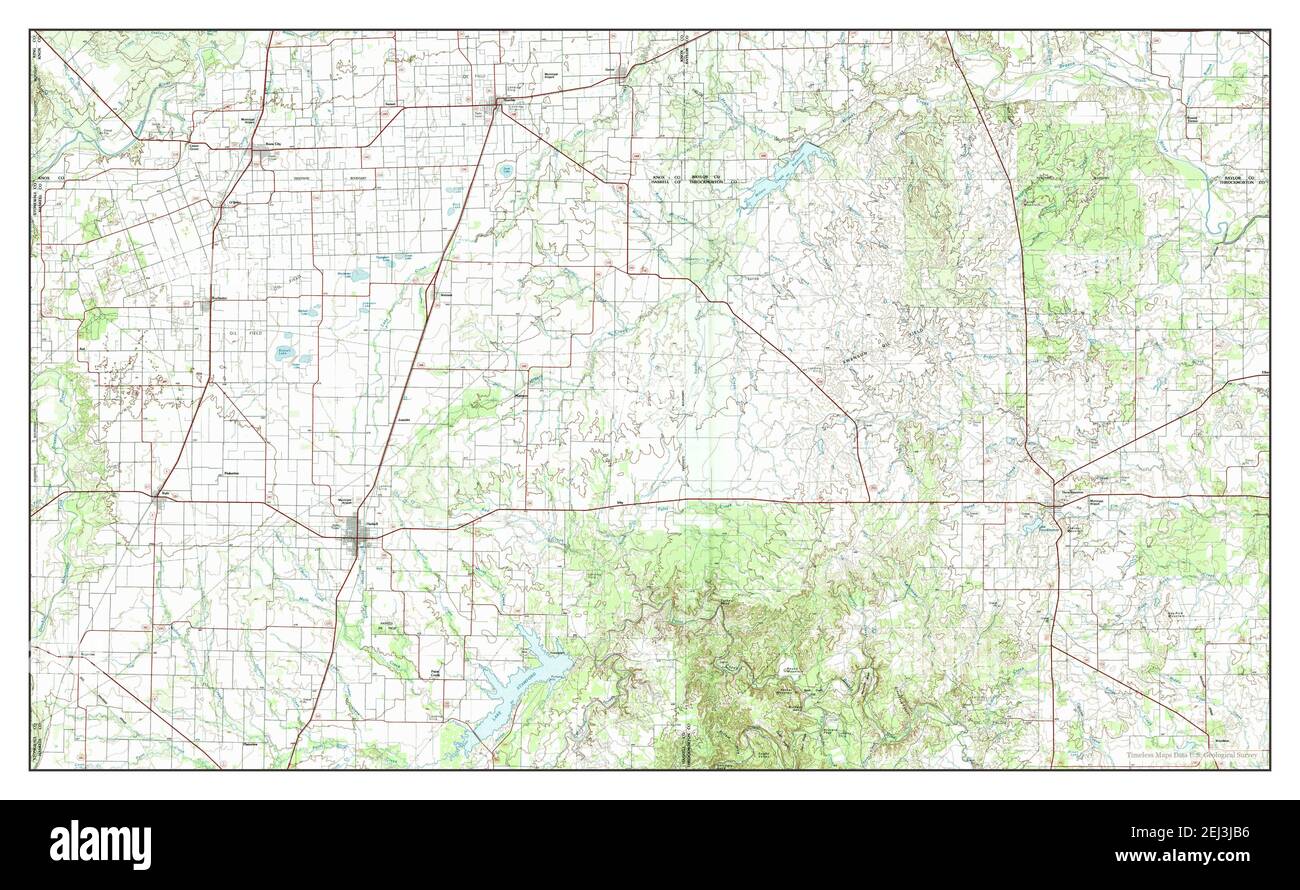 Map of haskell texas hi-res stock photography and images - Alamy