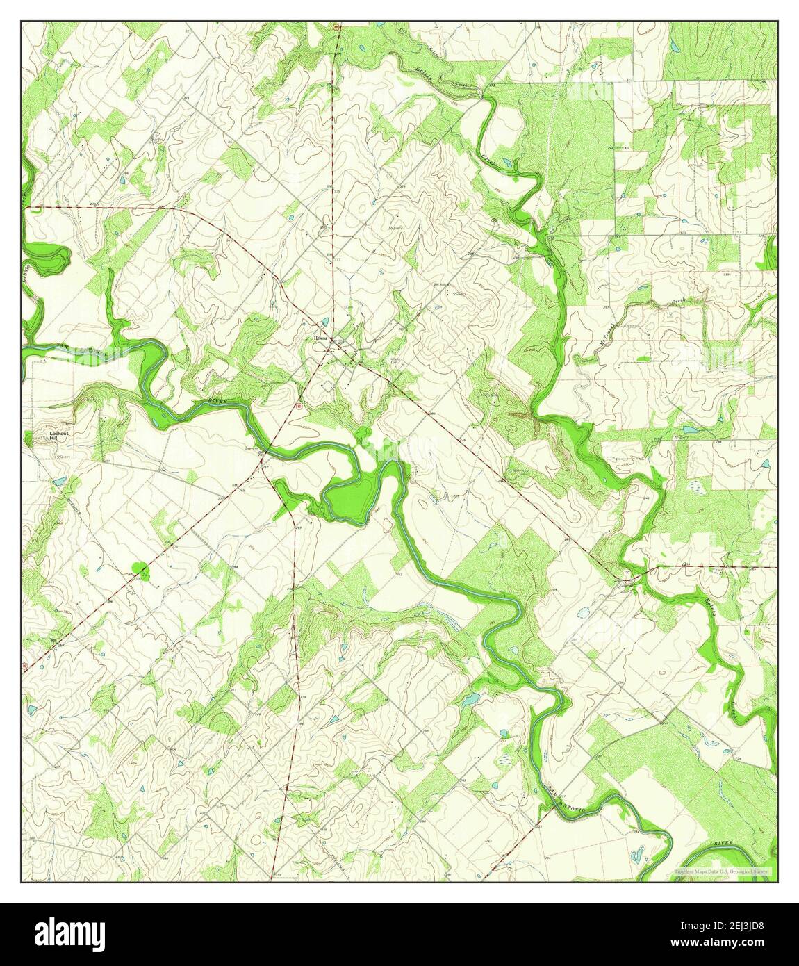 Old map of helena Cut Out Stock Images & Pictures - Alamy