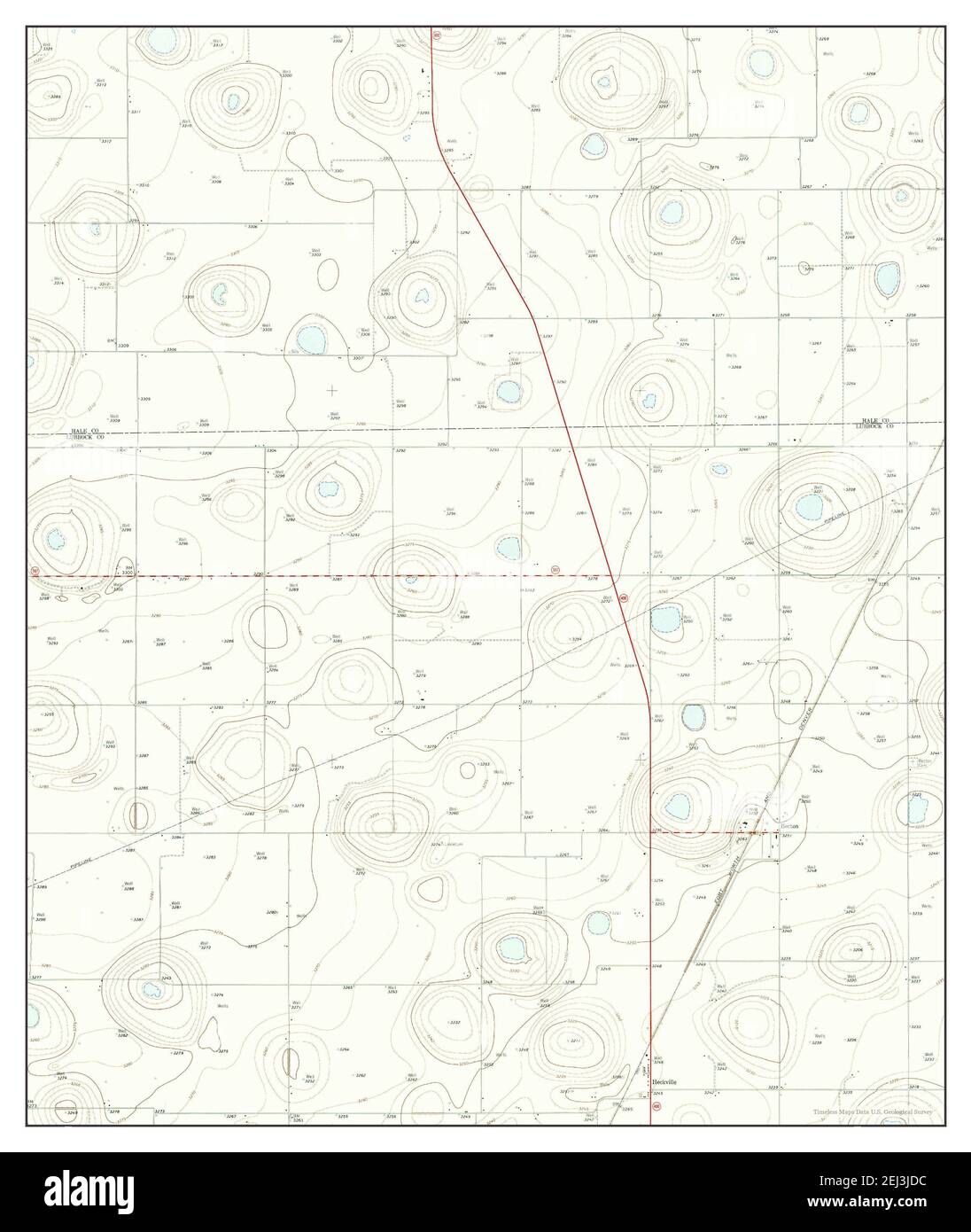 Heckville, Texas, map 1965, 1:24000, United States of America by ...