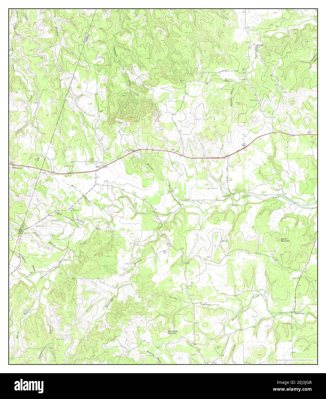 Henly, Texas, map 1963, 1:24000, United States of America by Timeless ...