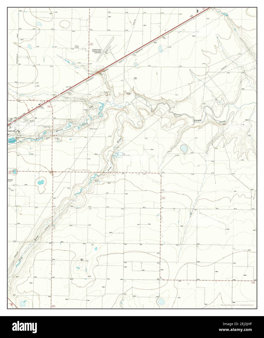 Hereford SE, Texas, map 1971, 1:24000, United States of America by ...
