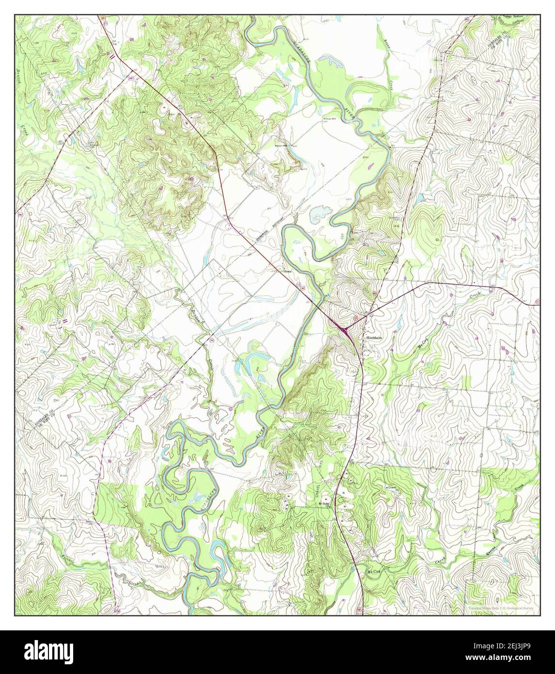 Hochheim, Texas, map 1959, 1:24000, United States of America by ...
