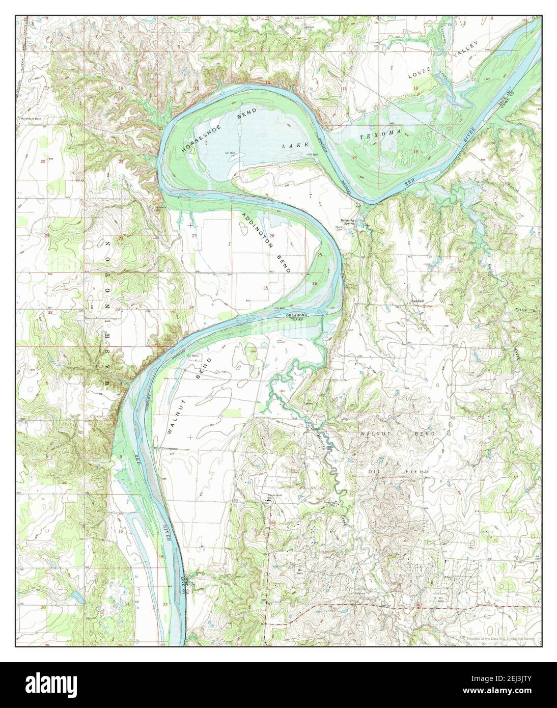Horseshoe Bend, Texas, map 1968, 1:24000, United States of America by ...