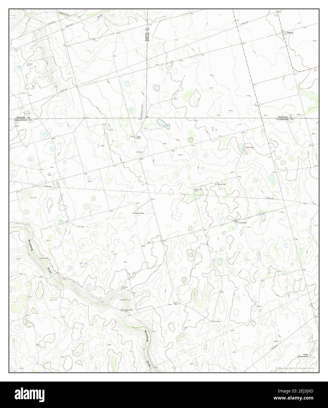 Houston Ranch, Texas, map 1966, 1:24000, United States of America by ...