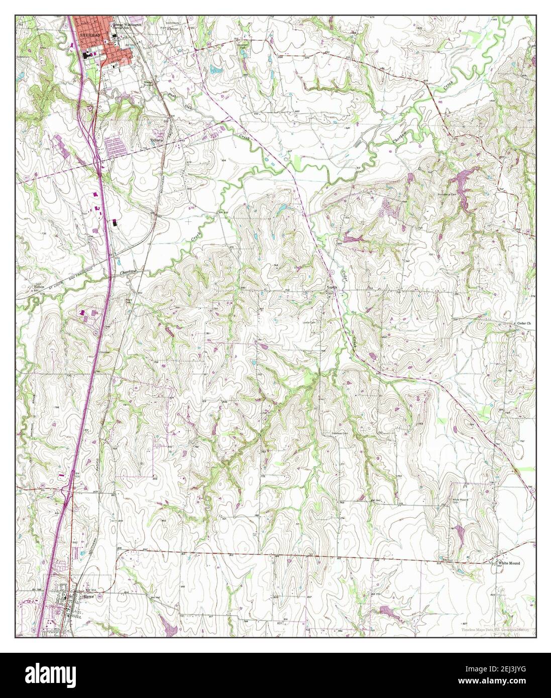 Howe, Texas, map 1958, 1:24000, United States of America by Timeless ...
