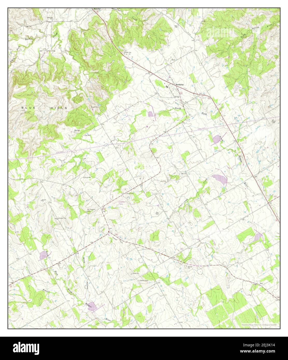 Huckabay, Texas, map 1965, 1:24000, United States of America by ...