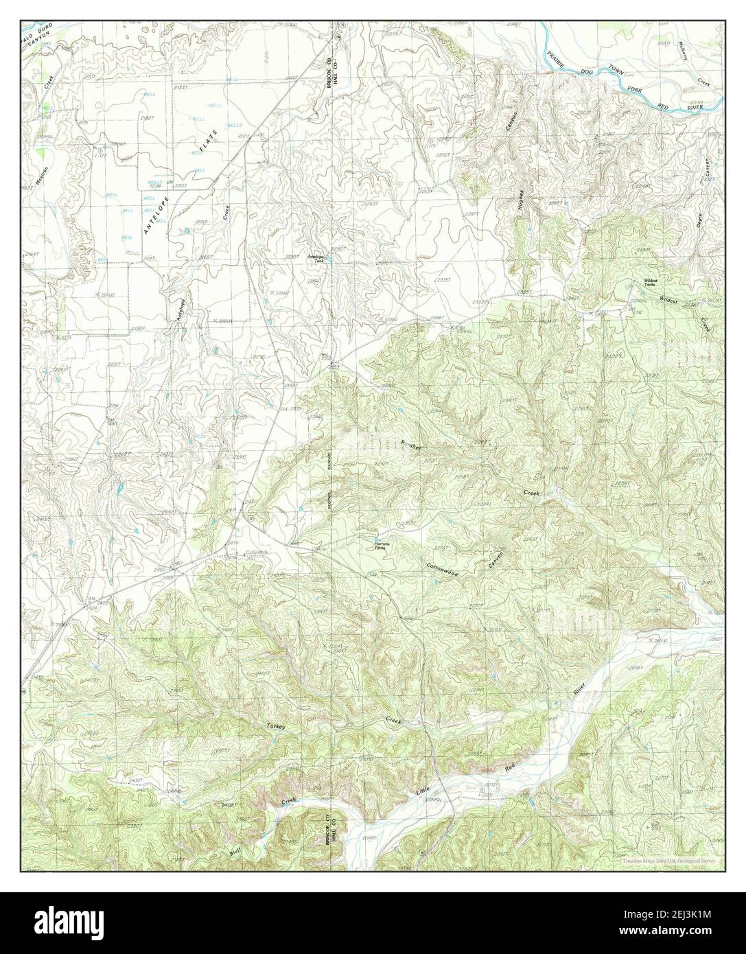 Hughes Canyon, Texas, map 1985, 1:24000, United States of America by ...