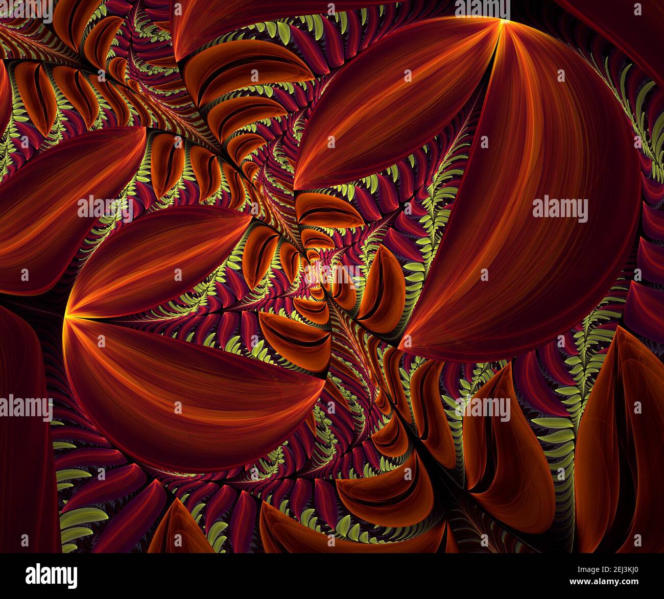 Computer generated fractal artwork for creative art,design and ...