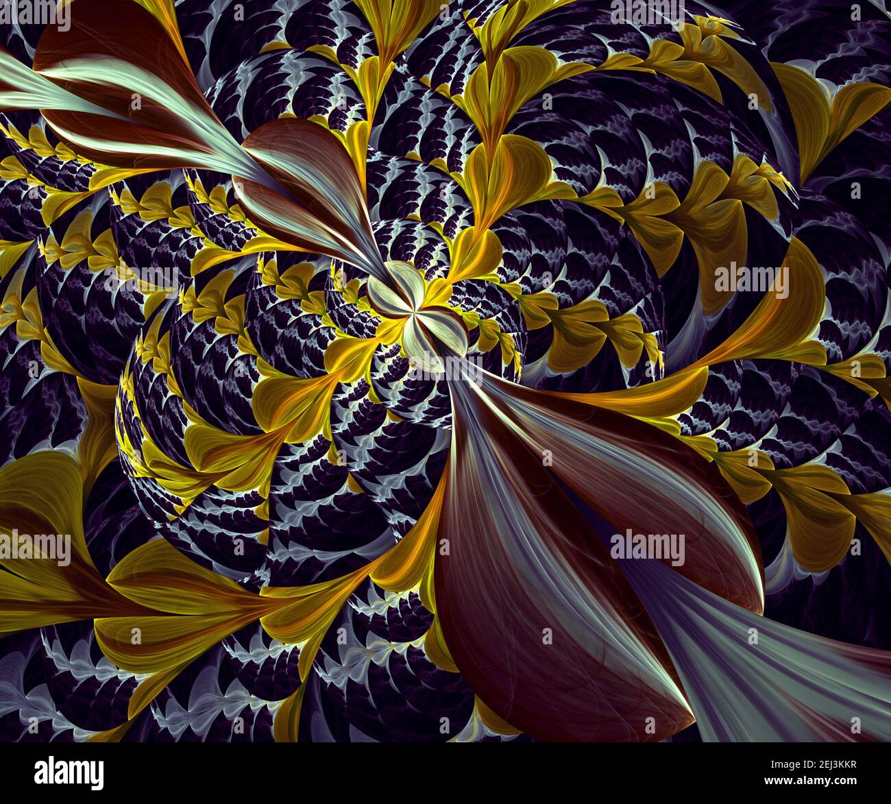 Computer generated fractal artwork for creative art,design and ...