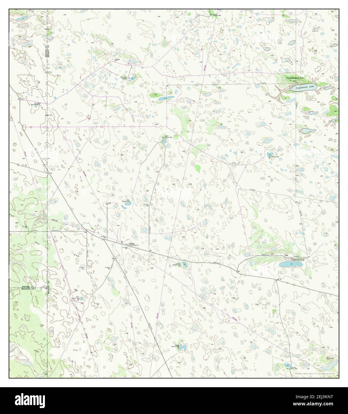 Julian, Texas, map 1956, 1:24000, United States of America by Timeless ...
