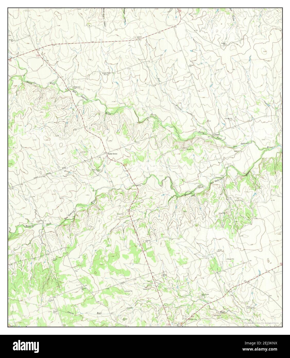 Joppa, Texas, map 1967, 1:24000, United States of America by Timeless ...
