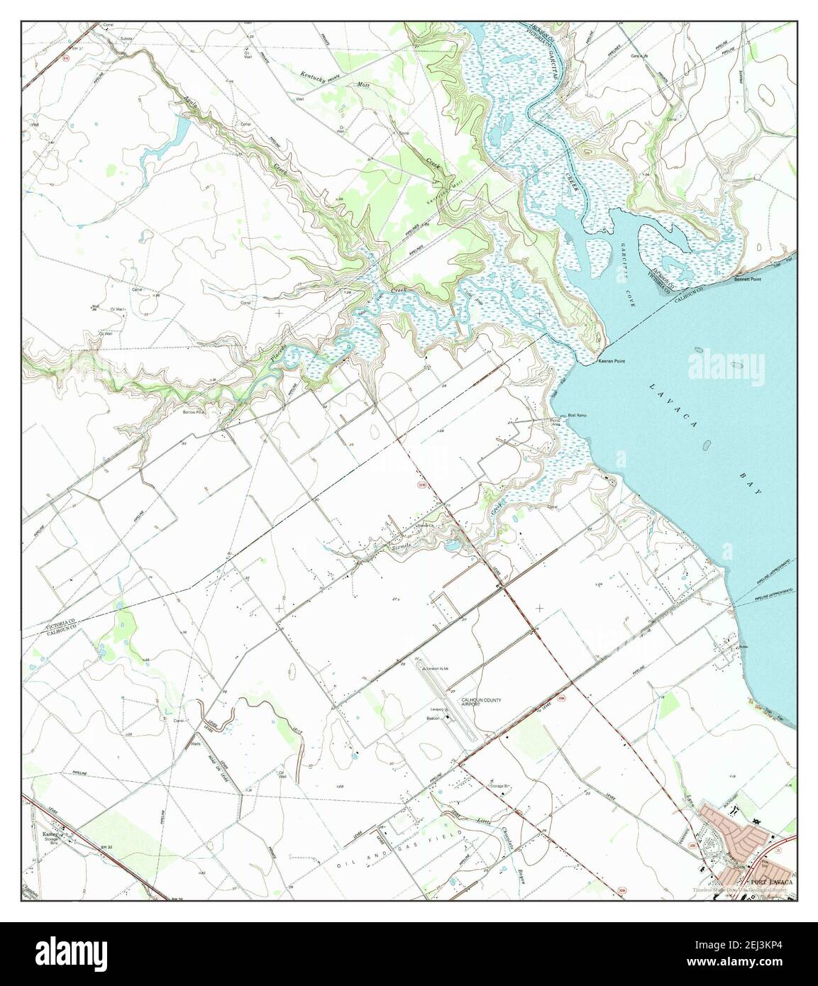 Kamey, Texas, map 1995, 1:24000, United States of America by Timeless ...