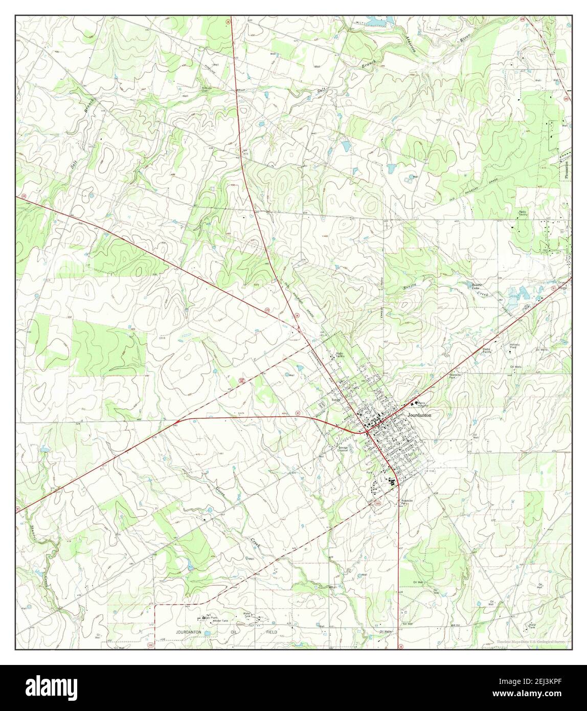 Jourdanton, Texas, map 1968, 1:24000, United States of America by ...