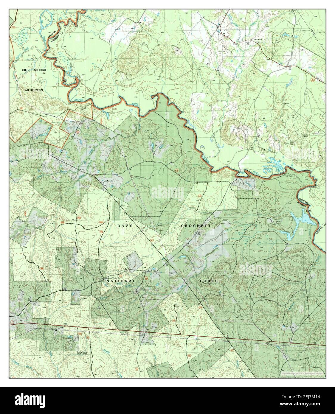 Kennard NE, Texas, map 2004, 1:24000, United States of America by ...