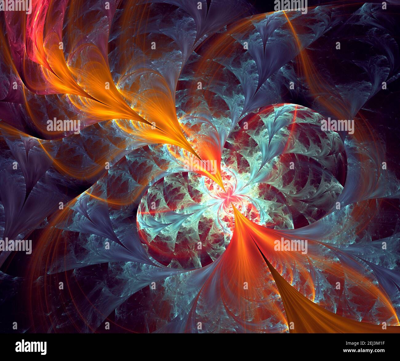Computer generated fractal artwork for creative art,design and ...