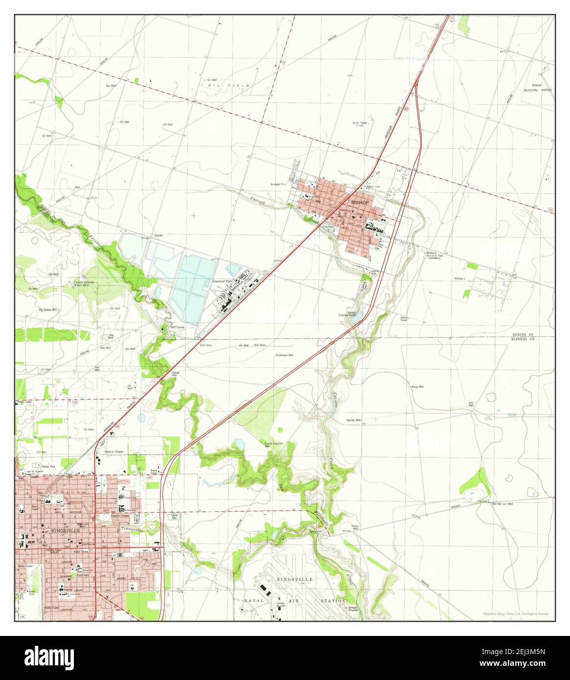 Kingsville East, Texas, map 1979, 1:24000, United States of America by ...