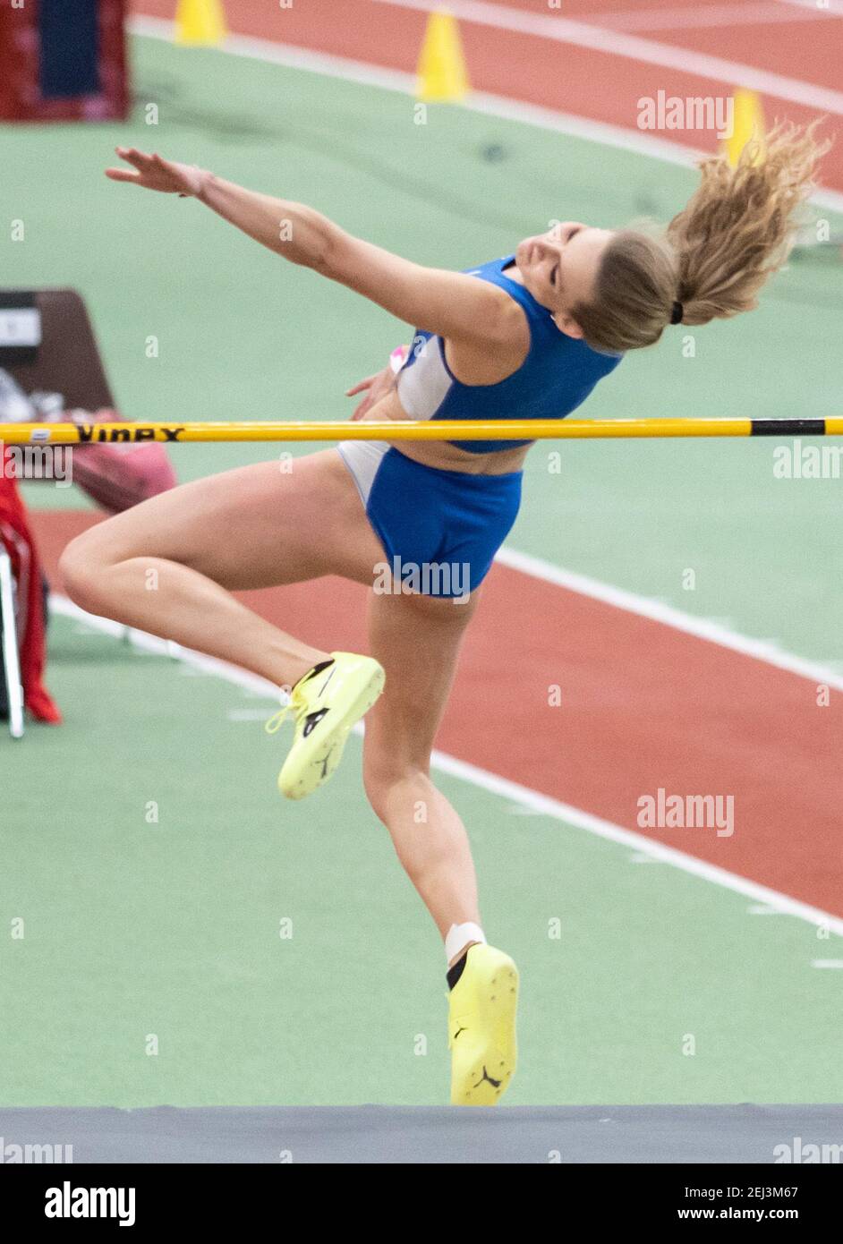 Dortmund, Germany. 21st Feb, 2021. Athletics: German Championships, in ...