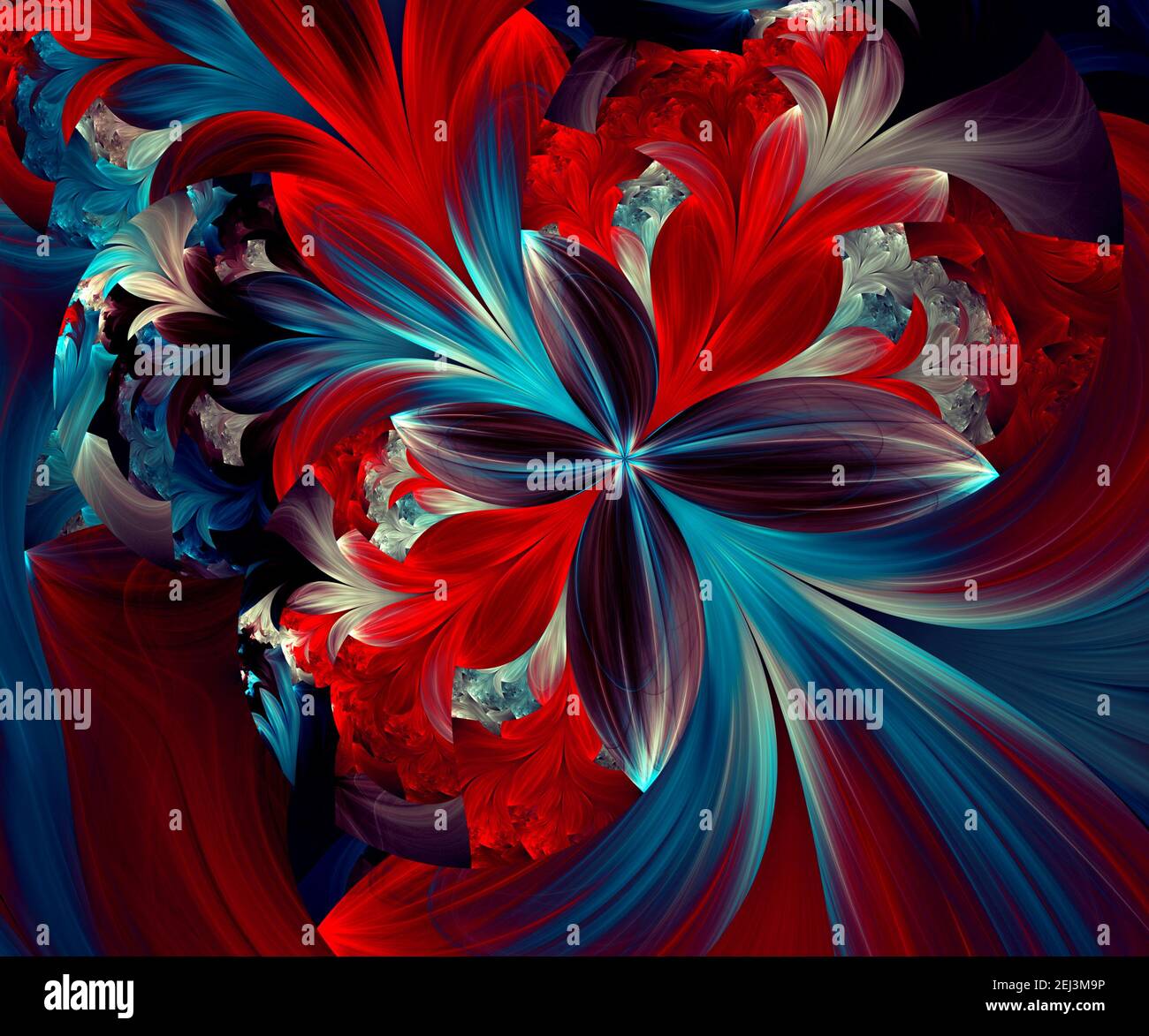 Computer generated fractal artwork for creative art,design and ...