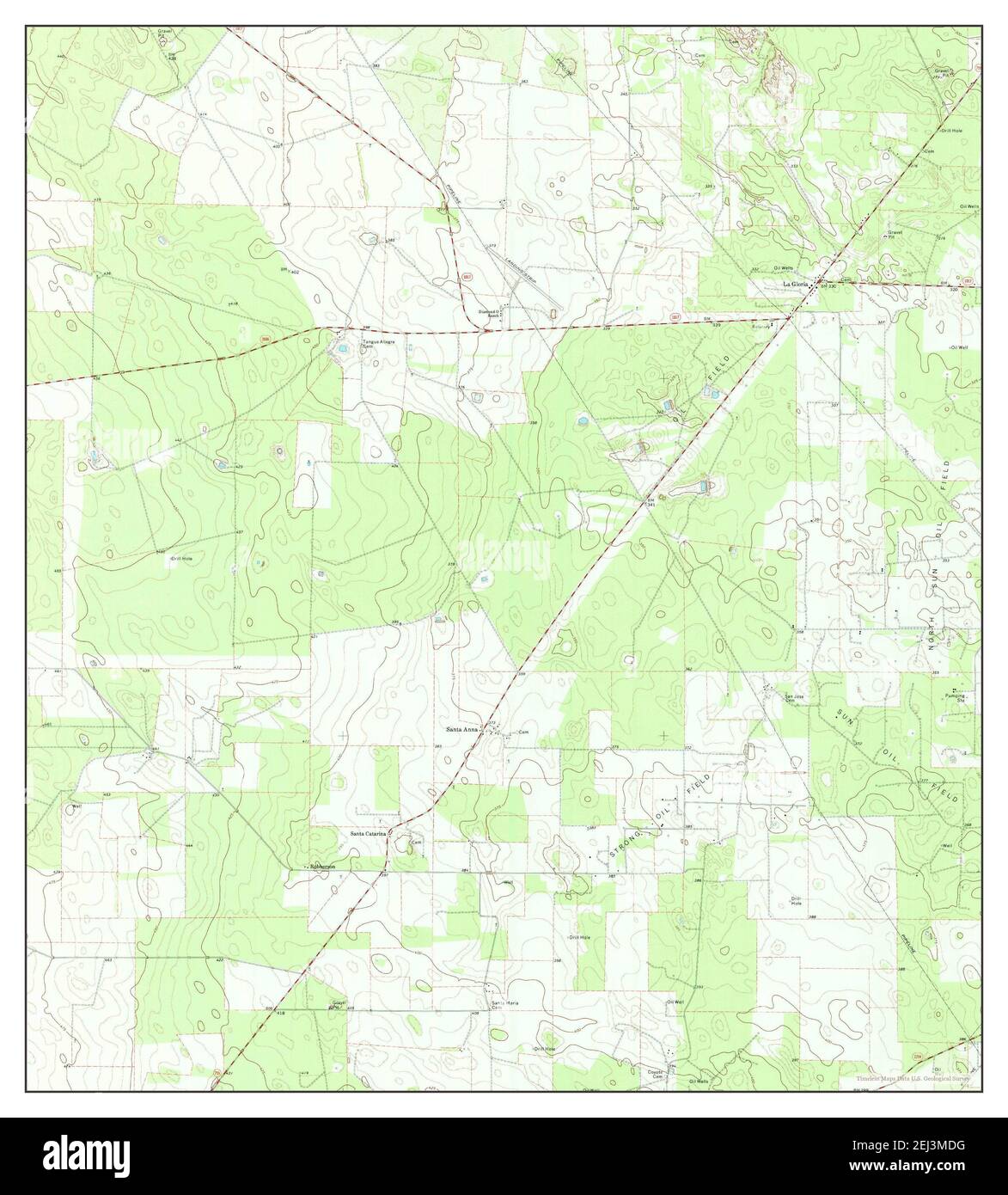 La Gloria, Texas, map 1972, 1:24000, United States of America by ...
