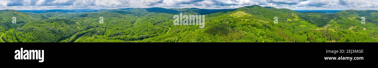 Aerial view of Strandzha mountains in Bulgaria Stock Photo - Alamy