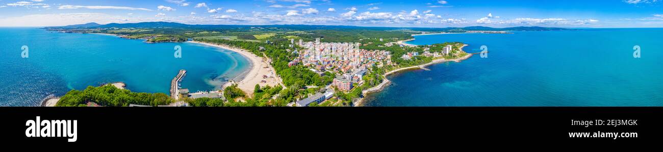Aerial view of Bulgarian seaside town Kiten Stock Photo - Alamy
