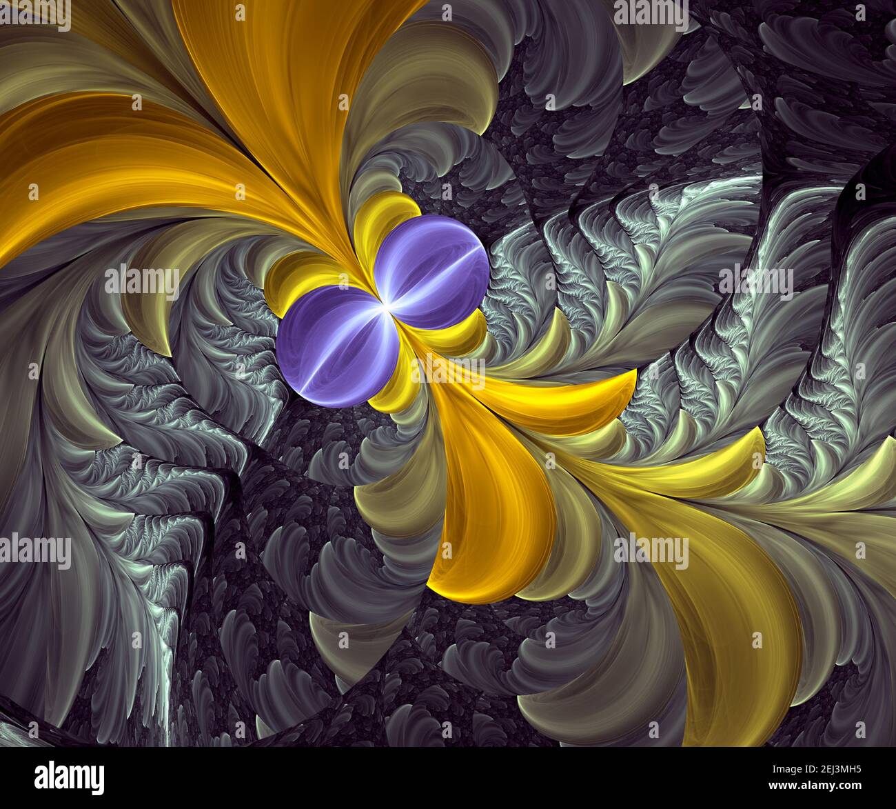 Computer generated fractal artwork for creative art,design and ...