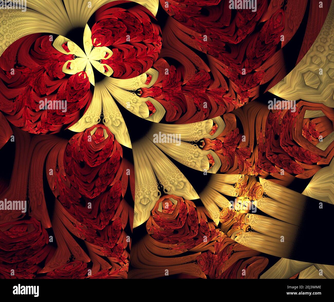 Computer generated fractal artwork for creative art,design and ...