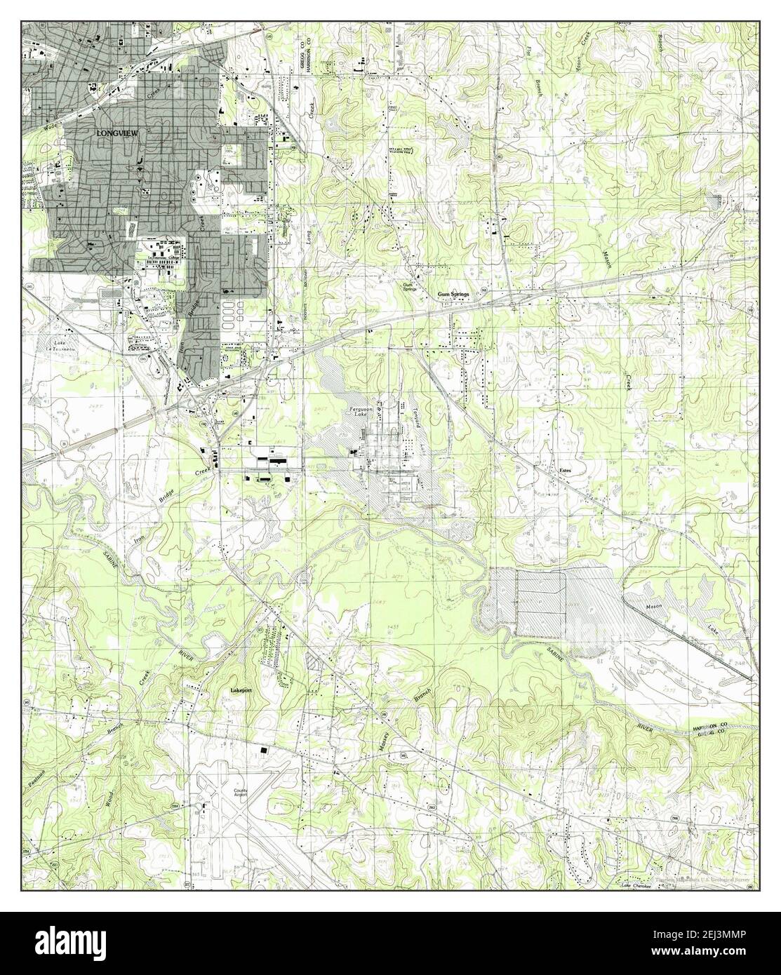 Lakeport, Texas, map 1983, 1:24000, United States of America by ...