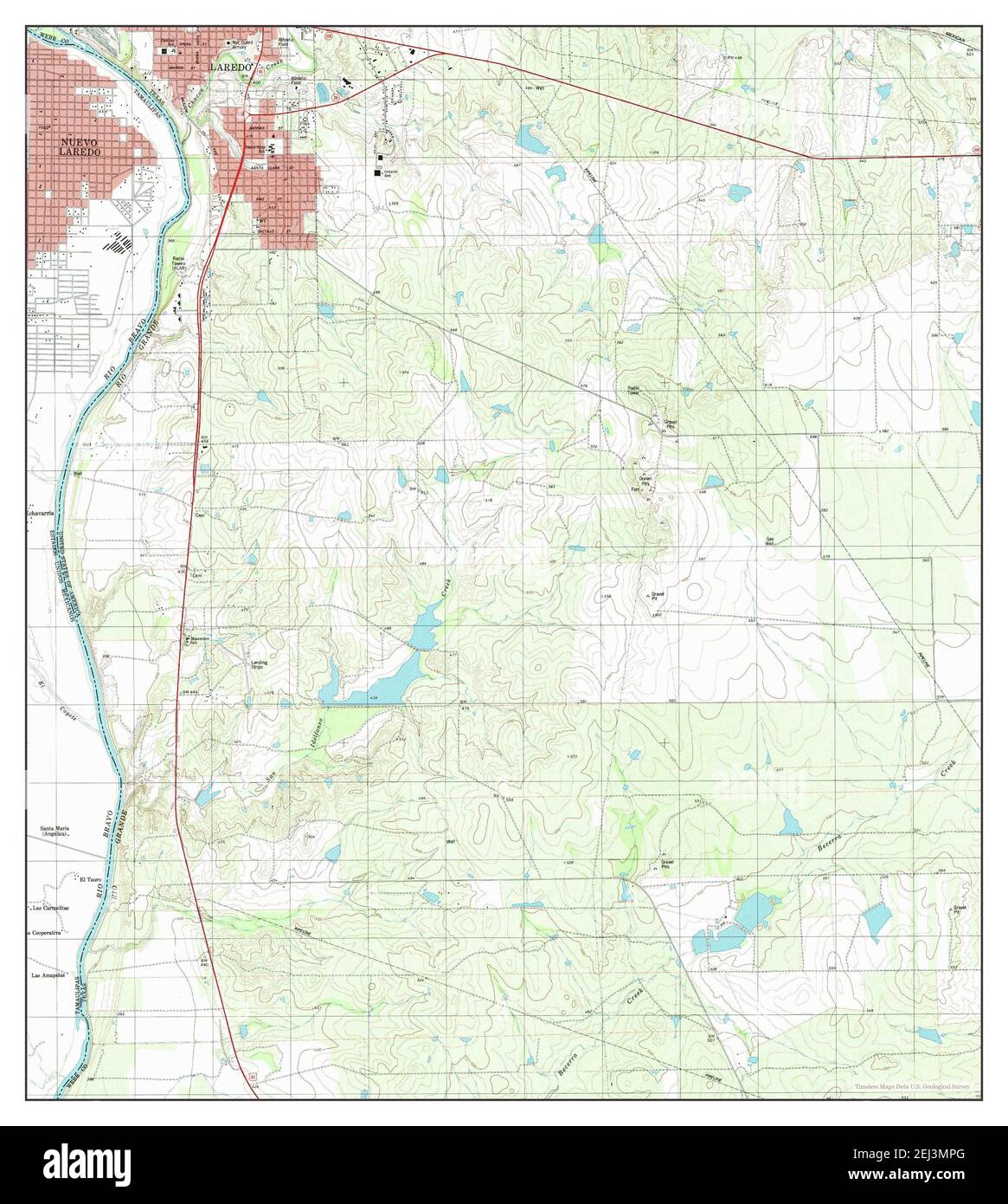 Map Of Laredo Texas High Resolution Stock Photography and Images - Alamy