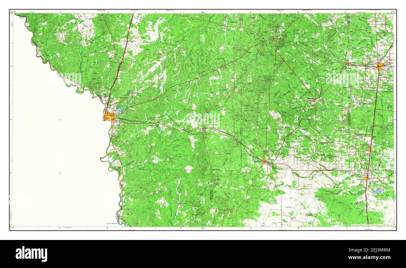 Map of laredo texas hi-res stock photography and images - Alamy