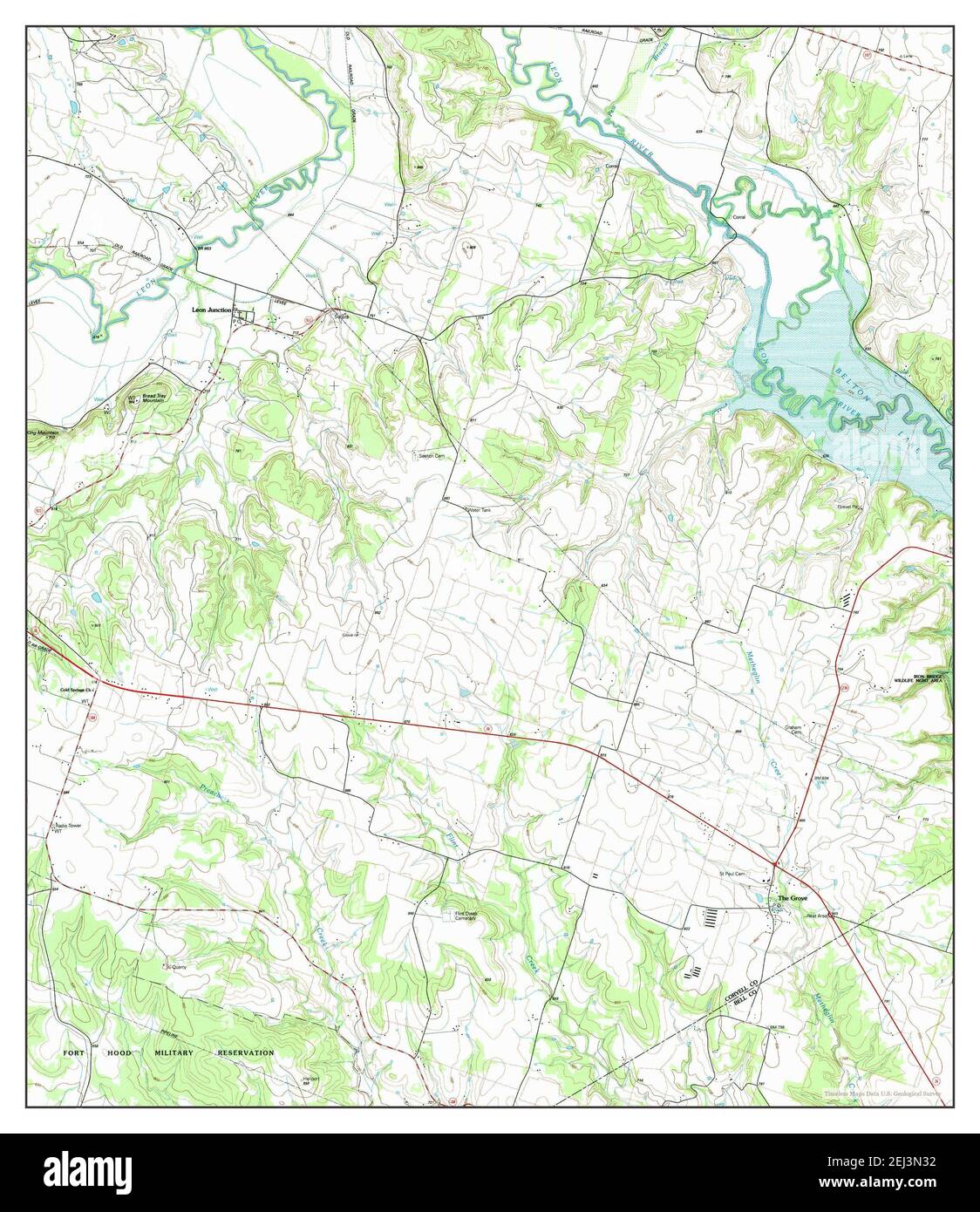 Map of junction texas hi-res stock photography and images - Alamy