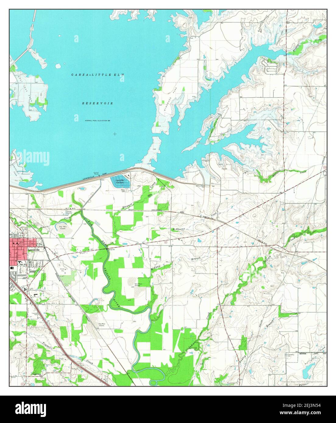 Lewisville East, Texas, map 1960, 1:24000, United States of America by ...