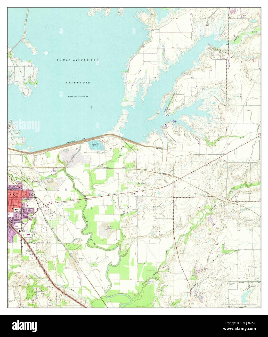 Lewisville East, Texas, map 1960, 1:24000, United States of America by ...
