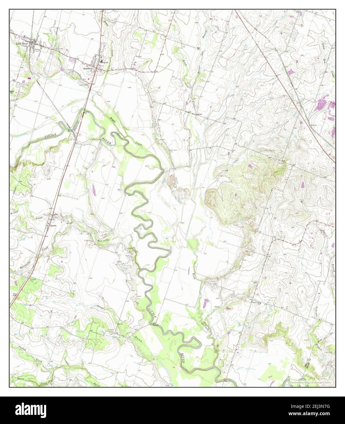 Little River, Texas, map 1964, 1:24000, United States of America by ...