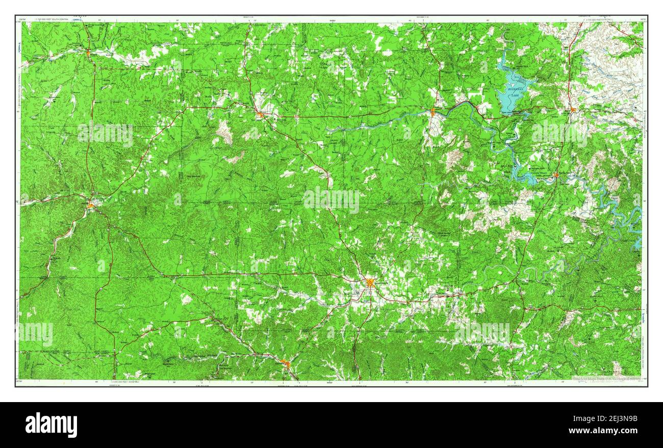Llano, Texas, map 1954, 1:250000, United States of America by Timeless ...