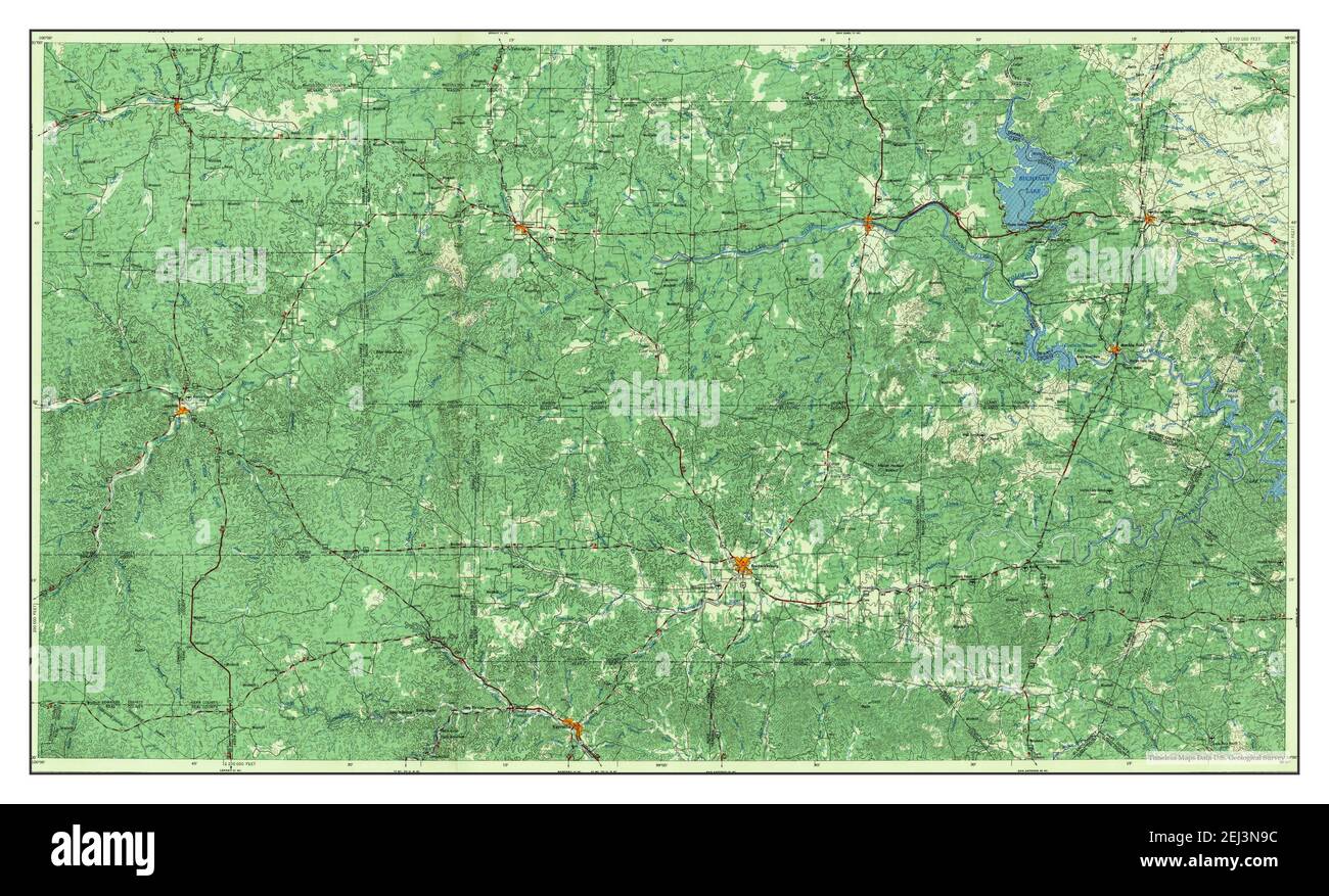 Llano, Texas, map 1955, 1:250000, United States of America by Timeless ...