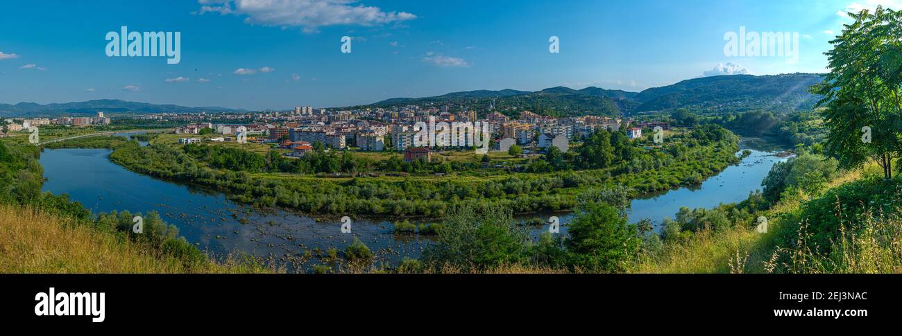 Aerial view of Bulgarian town Kardzhali Stock Photo - Alamy