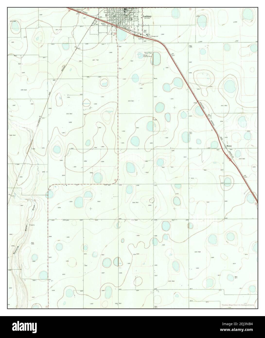 Lockney, Texas, map 1965, 1:24000, United States of America by Timeless ...