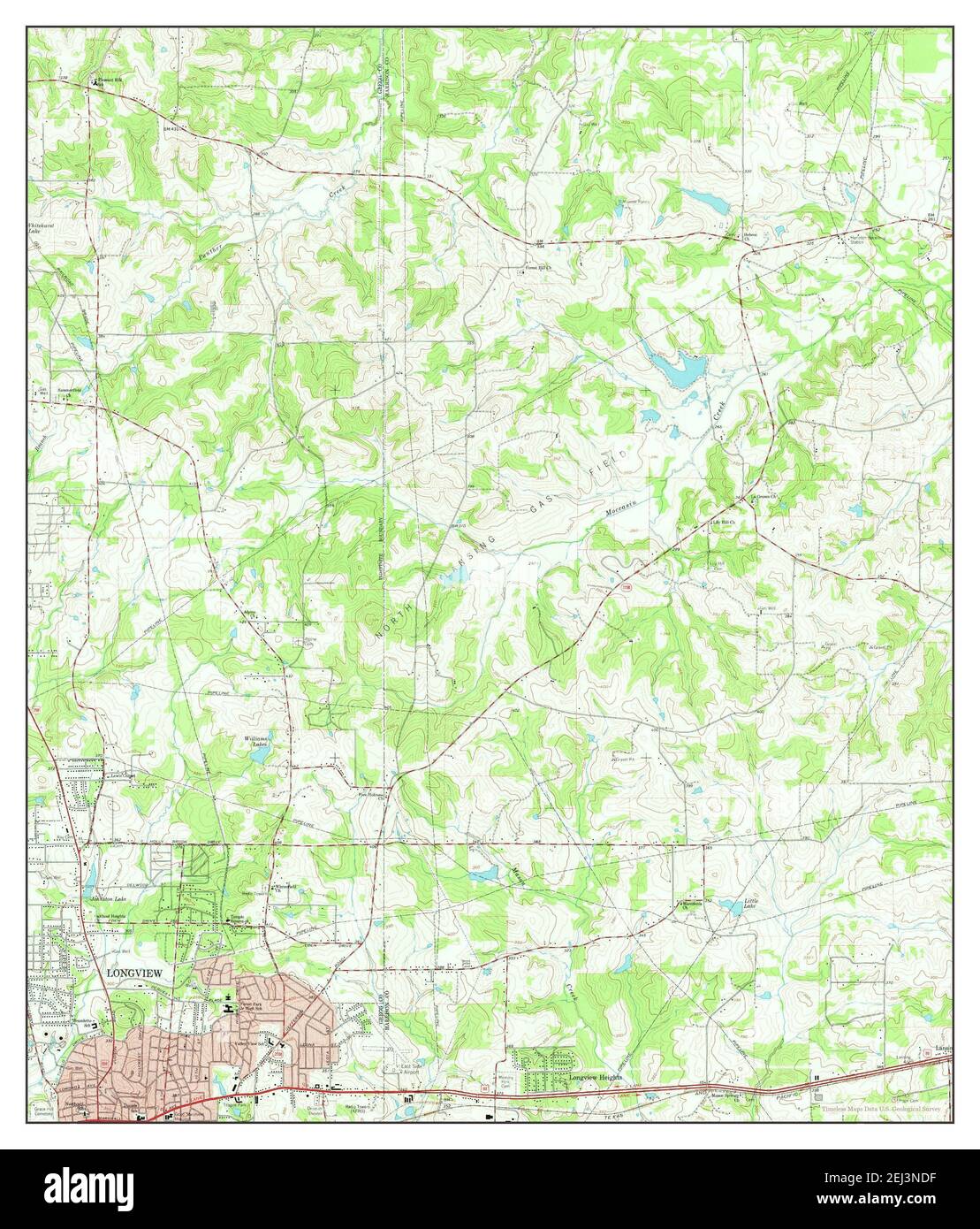Longview texas map Cut Out Stock Images & Pictures - Alamy