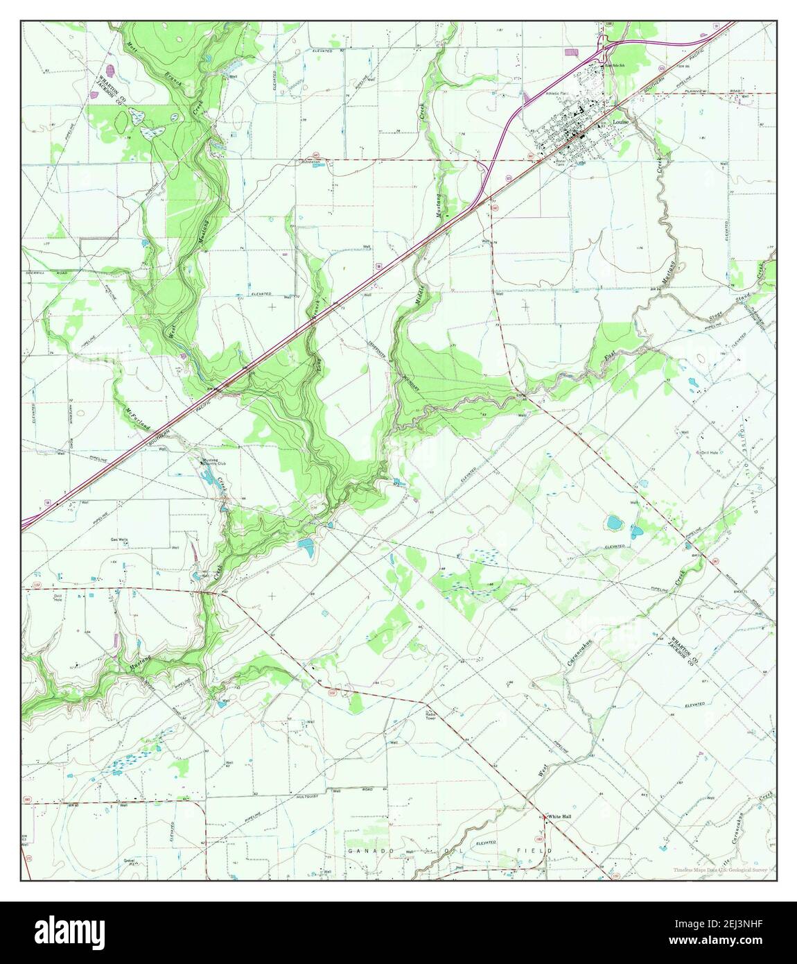 Louise Texas Map at Jack Moon blog
