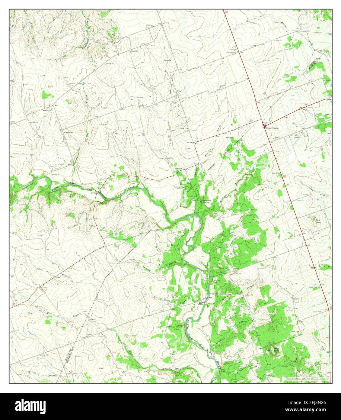 Mahomet, Texas, map 1964, 1:24000, United States of America by Timeless ...