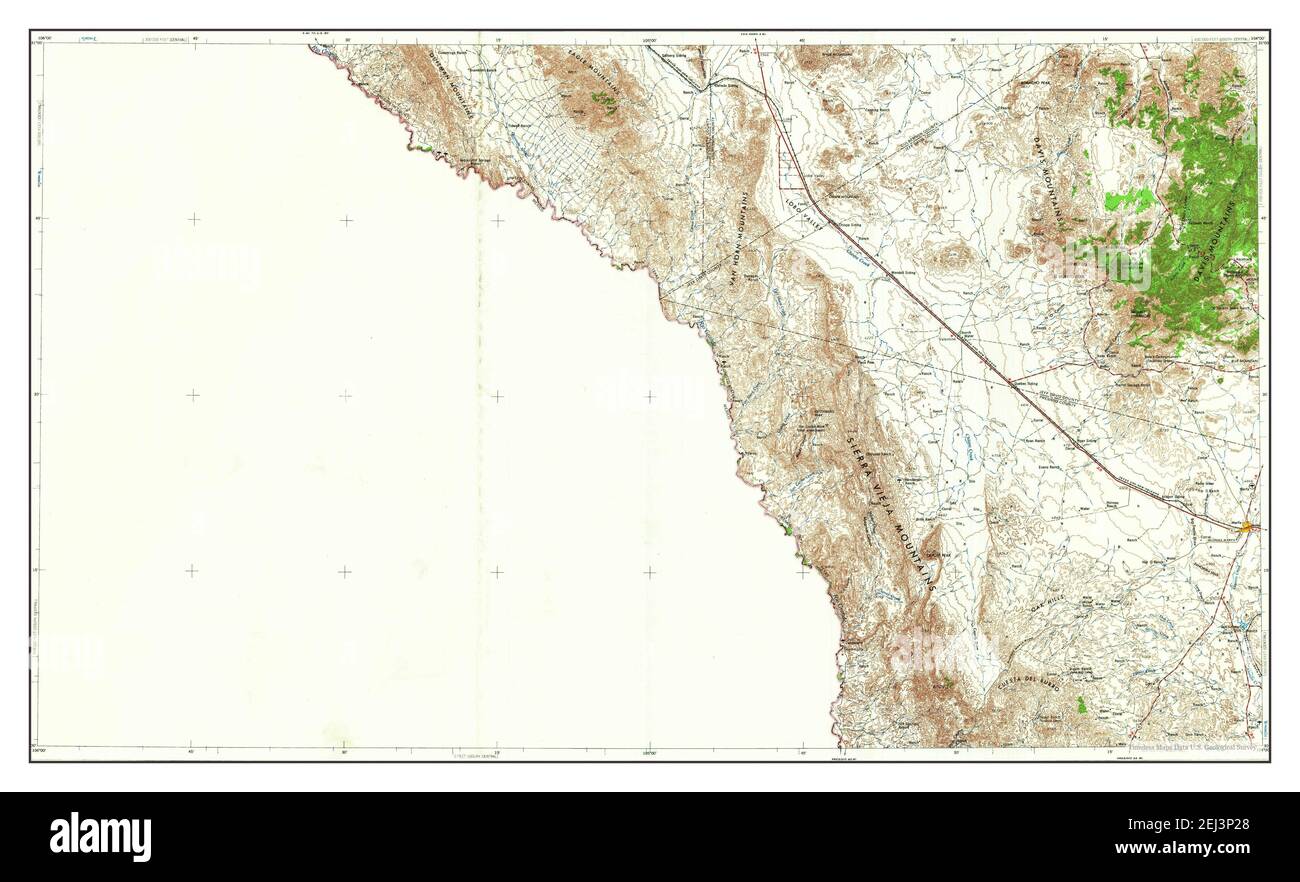 Marfa, Texas, map 1965, 1:250000, United States of America by Timeless ...