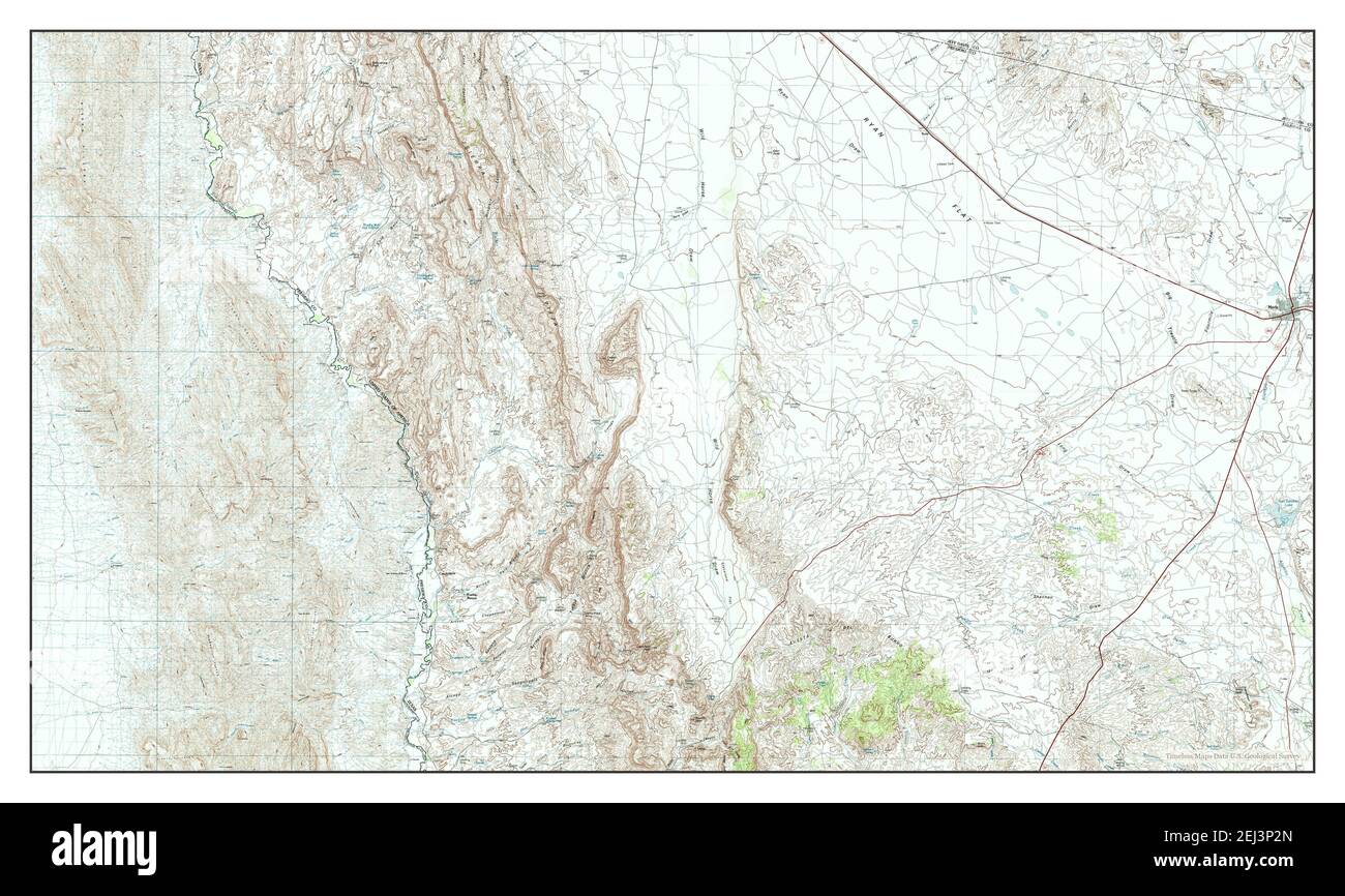Marfa, Texas, map 1985, 1:100000, United States of America by Timeless ...