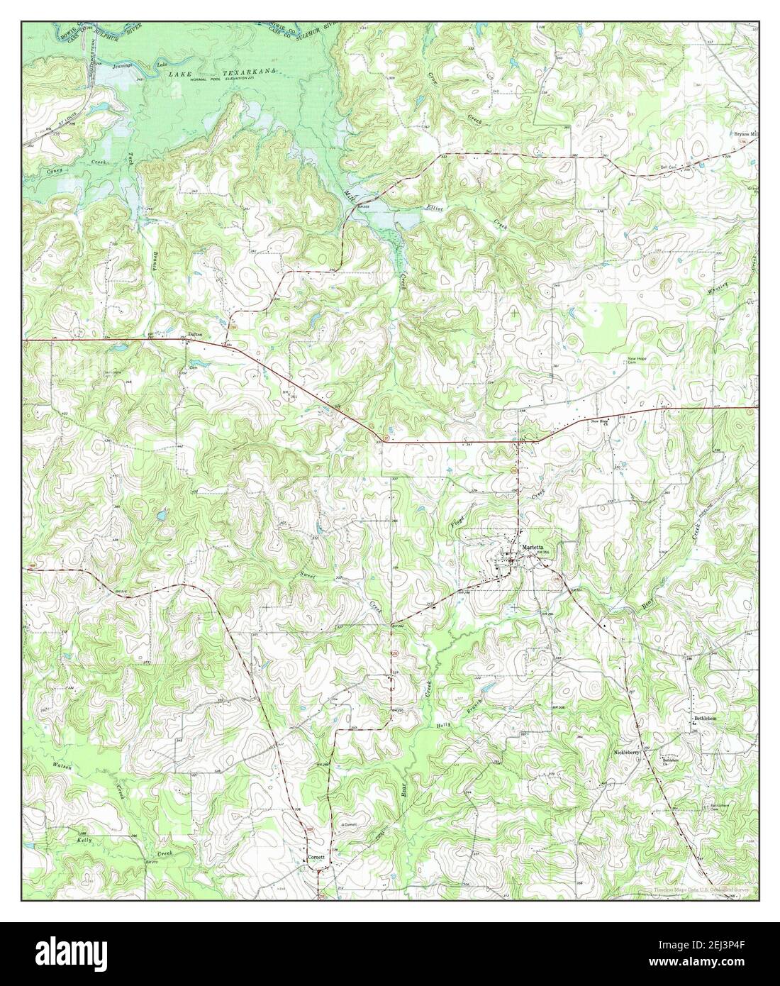 Map of marietta Cut Out Stock Images & Pictures - Alamy