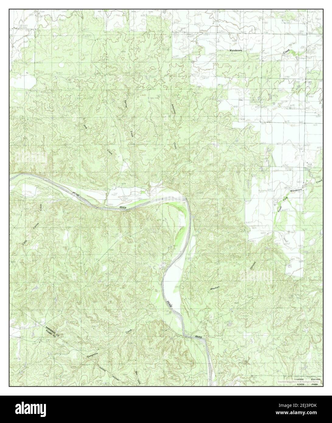 Map of maybell Cut Out Stock Images & Pictures - Alamy