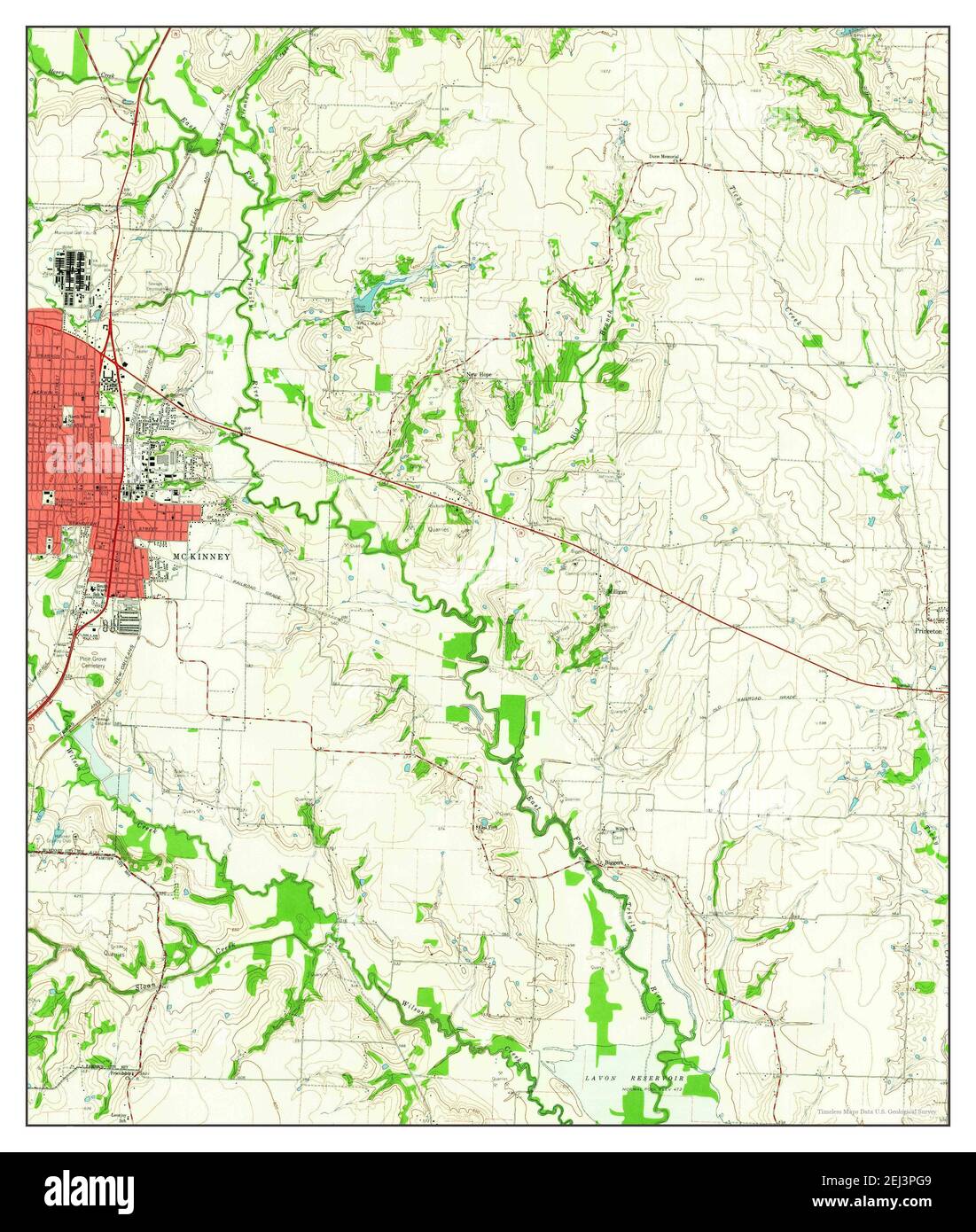 Mckinney map hi-res stock photography and images - Alamy