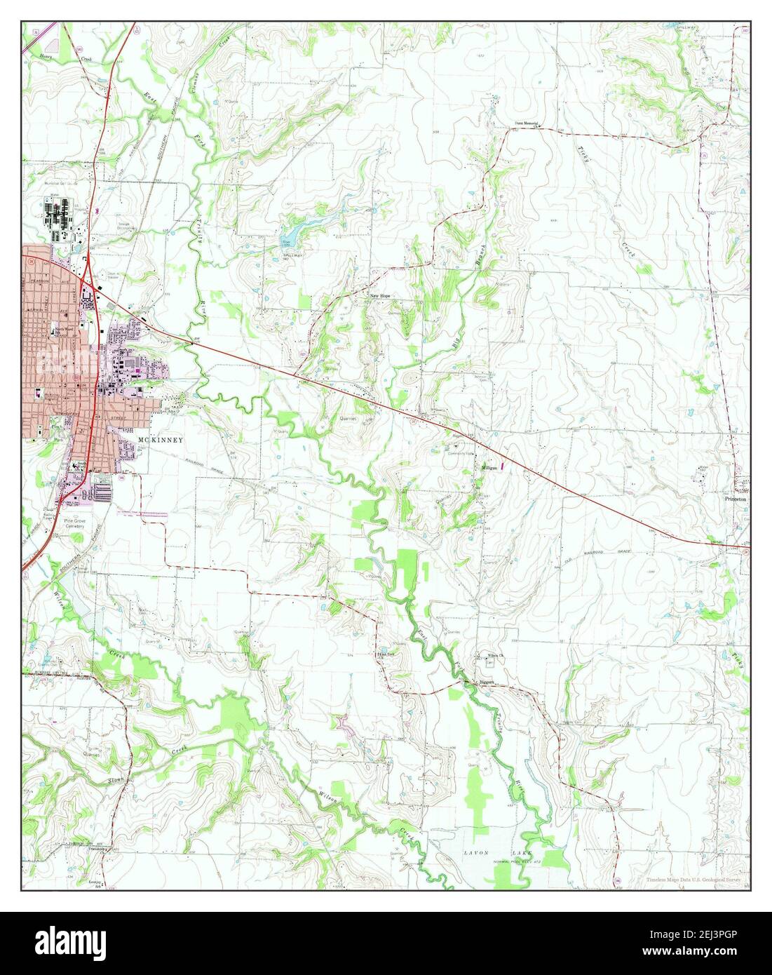 Map of mckinney hi-res stock photography and images - Alamy