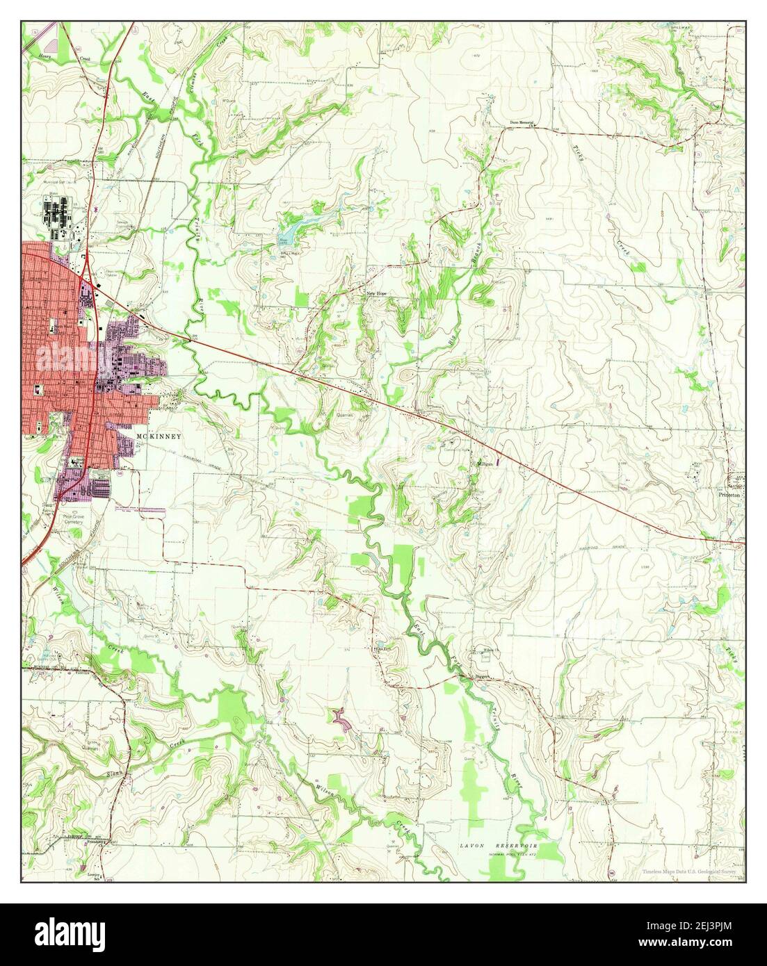 Map of mckinney hi-res stock photography and images - Alamy