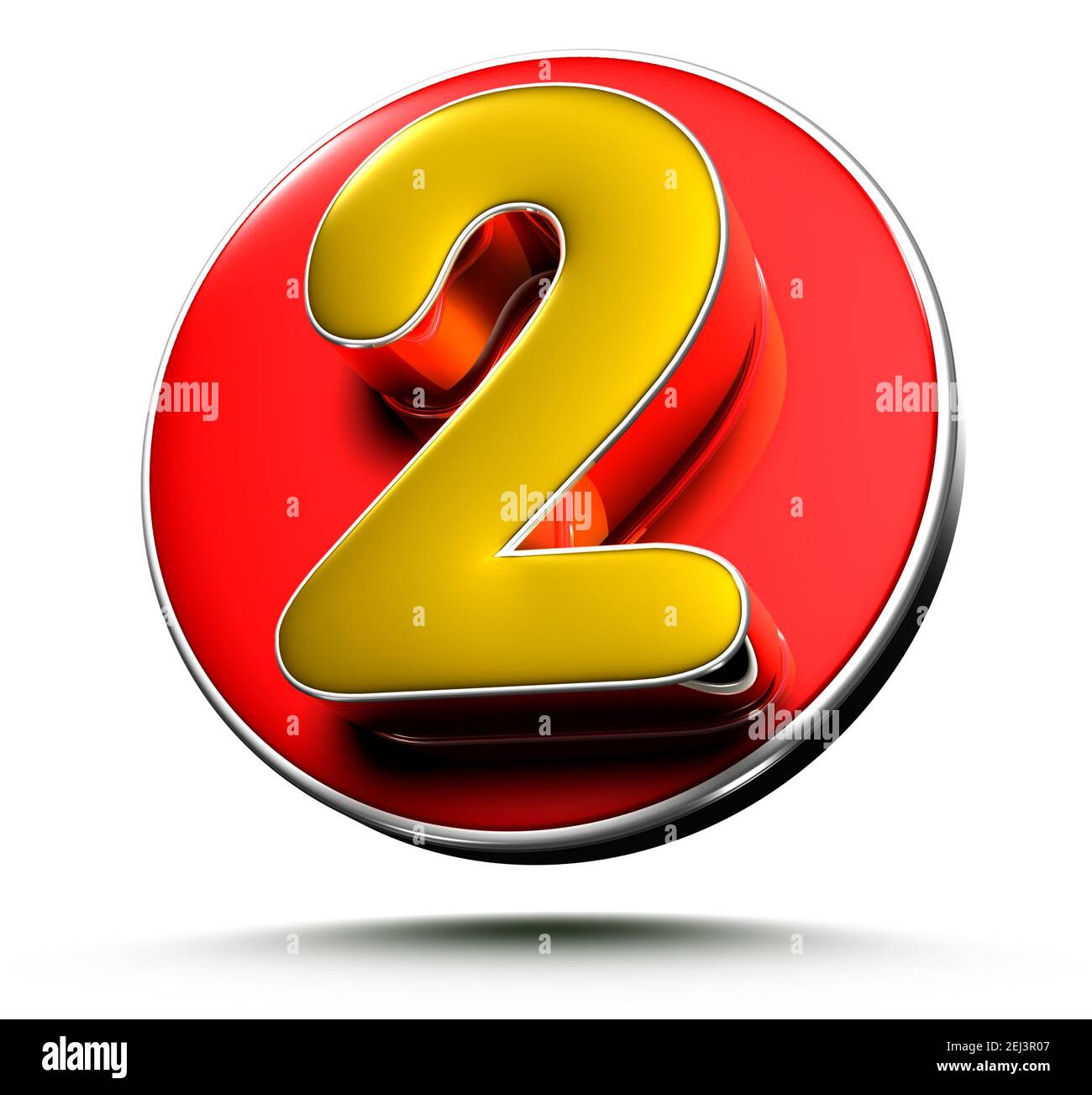 Number 2 golden number 2 hi-res stock photography and images - Alamy